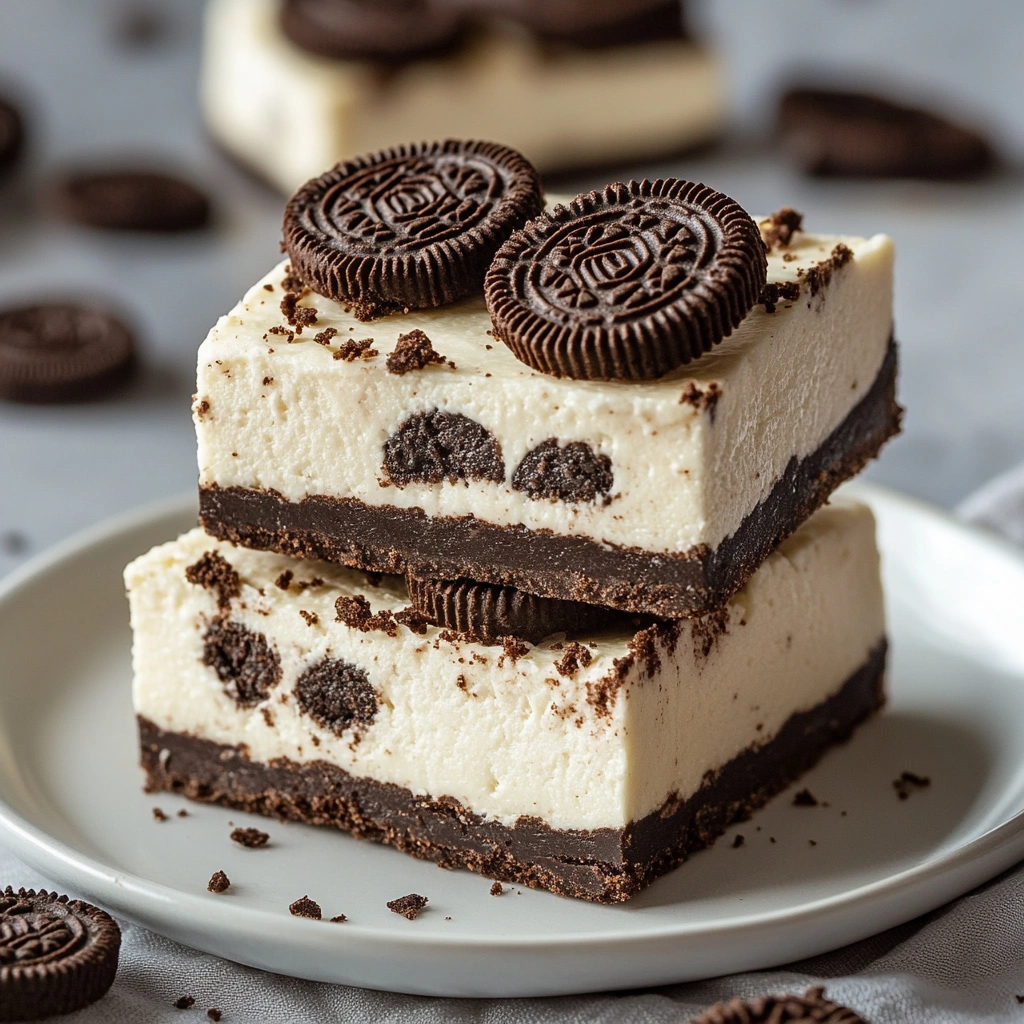 How to Make Creamy No-Bake Oreo Cheesecake Bars in 20 Minutes