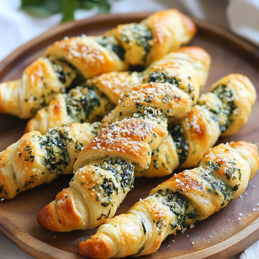 How to Make Parmesan and Spinach Cheese Twists 30 Minutes