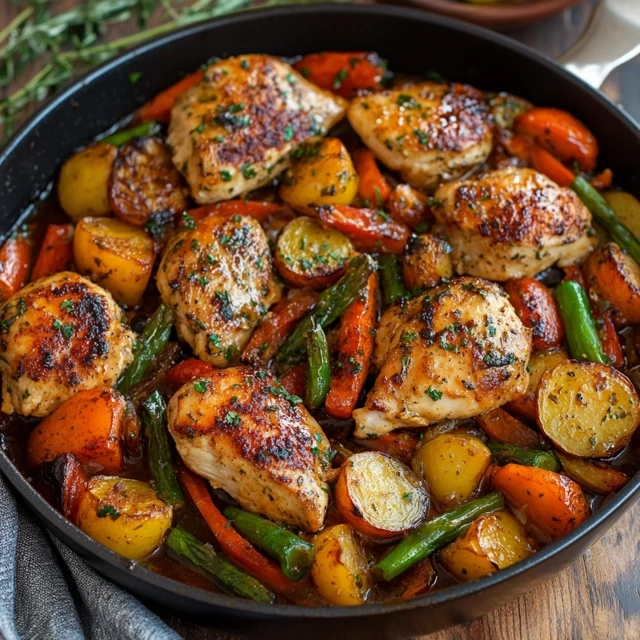Easy One-Pan Chicken Veggies – A Simple 30-Minute Meal