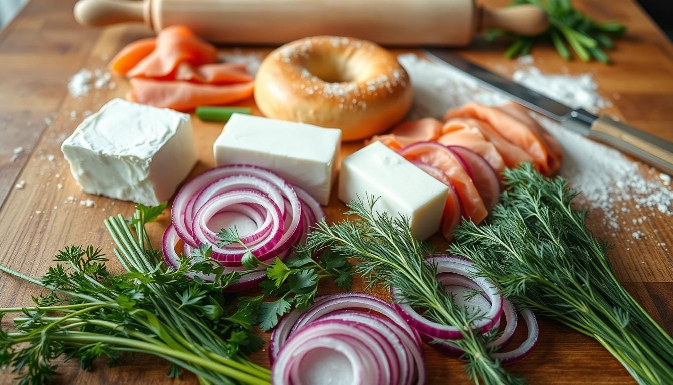 Smoked Salmon and Cream Cheese Roll-Ups